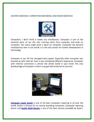 Calaméo - Computer repair Austin