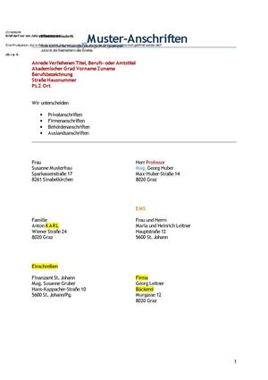 Calaméo - Anschriftengestaltung