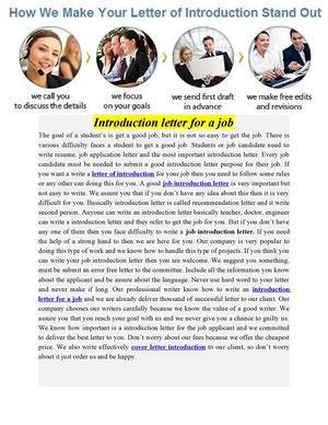 Calaméo - job introduction letter