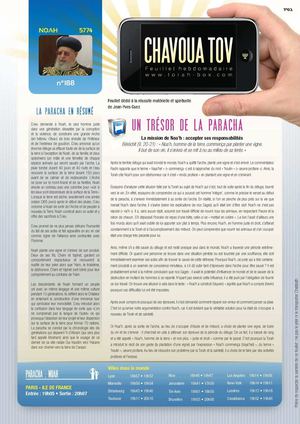 Calaméo - NOAH 5774 : la paracha avec Torah-Box...