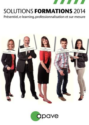 Calaméo - Catalogue Apave Solutions Formations 2014