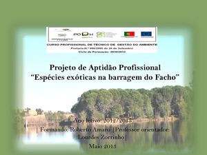 Calaméo - Defesa PAP_Espécies exóticas na barragem do Facho