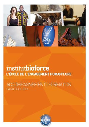 Calaméo - Institut Bioforce - Catalogue 2014 Accompagnement & Formation