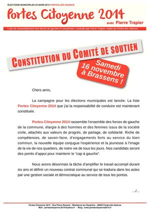 Calaméo - invitation comité de soutien