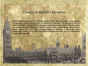 Calaméo - Classics of British Literature
