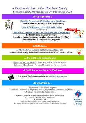 Calaméo - Zoom animations La Roche-Posay du 25 novembre au 1er décembre ...