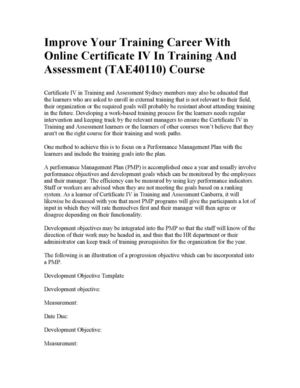 Calaméo - Certificate IV in Training and Assessment Online