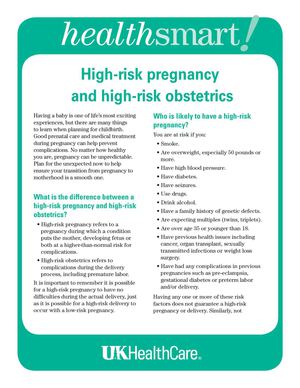 Calaméo - High-risk pregnancy and high-risk obstetrics