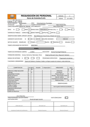 Calaméo - FORMATO DE REQUISICION DE PERSONALx
