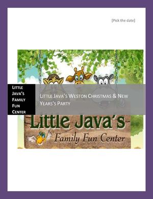 Calaméo - Little Java’s Weston Christmas & New Years's Party