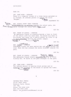 Calaméo - Shooting Script 1