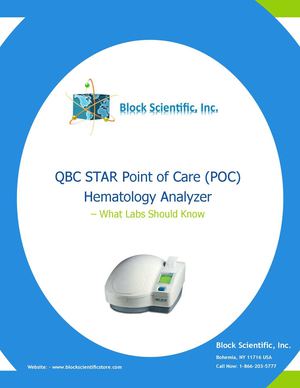 Calaméo - QBC STAR Point of Care (POC) Hematology Analyzer - What Labs ...