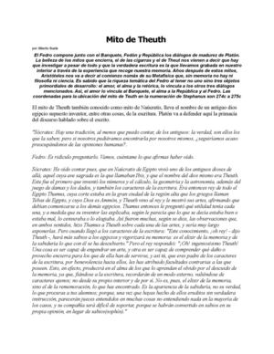 Calaméo - Mito de Theuth