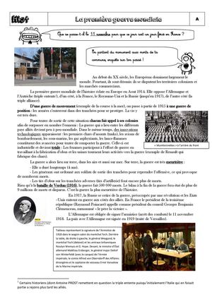 Calaméo - Leçon première guerre mondiale