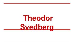 Calaméo - Theodor Svedberg