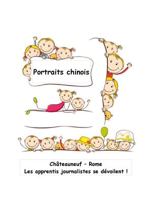 Calaméo - Portraits chinois