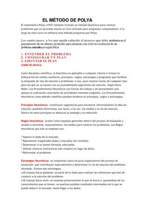 Calaméo - El método de polya
