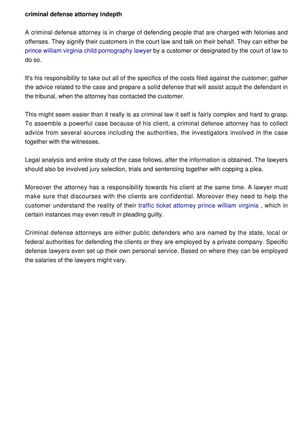 Calaméo - Criminal Defense Attorney - Thorough Job Description