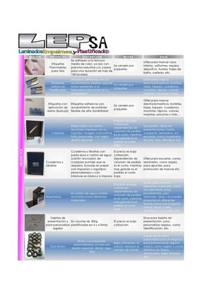 Calaméo - Catálogo de productos LEPSA
