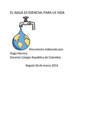 Calaméo - El agua es esencial para la vida