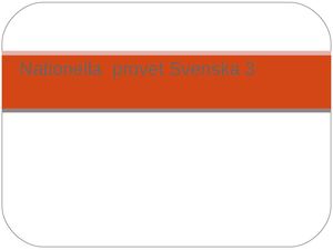Calaméo - Nationella provet Svenska 3