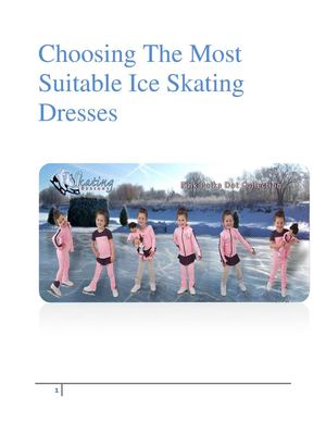 Calaméo - Choosing The Most Suitable Ice Skating Dresses