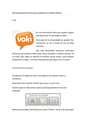 Calaméo - Manual básico de uso de Voki
