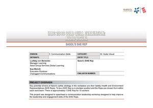 Calaméo - Sasol's She Rep Case Study