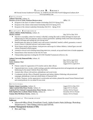 Calaméo - Taylor Shirey Resume
