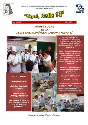 Calaméo - Aquí CETis 13 No. 7