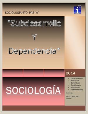 Calaméo - "Subdesarrollo y Dependencia"
