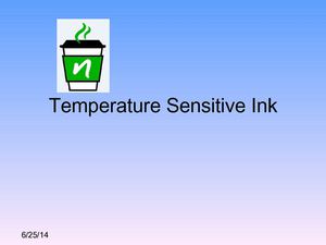 Calaméo - Temperature Sensitive Ink