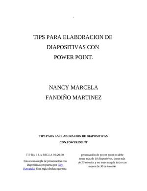 Calaméo - Tip's para la elaboración de diapositivas en power point