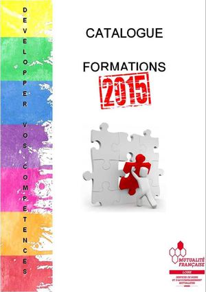 Calaméo - CATALOGUE DE FORMATION 2015