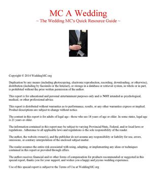 Calaméo - Wedding MC Resource Guide