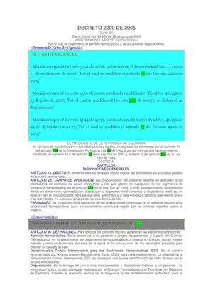 Calaméo - DECRETO 2200 DE 2005