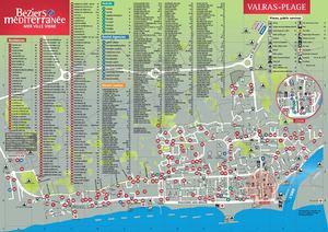 Calaméo - Valras-Plage - Touristic map