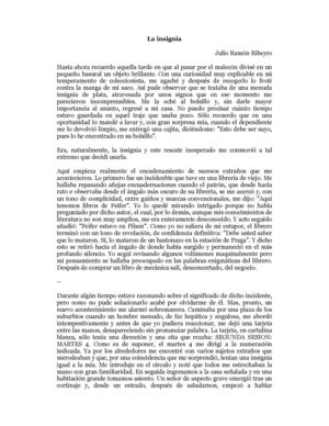 Calaméo - La Insignia - Julio Ramón Ribeyro