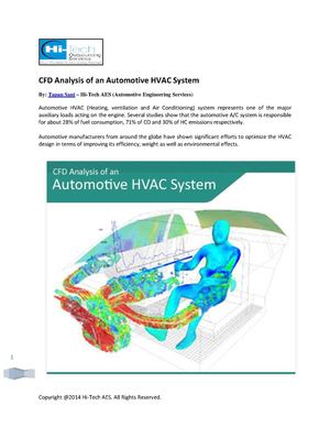 Calaméo - CFD Analysis of an Automotive HVAC System