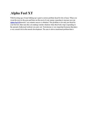 Calaméo - PERFECT Alpha Fuel XT