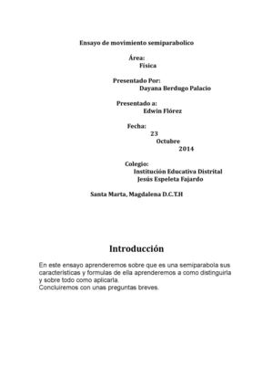 Calaméo - Movimiento Semiparabolico Fisica