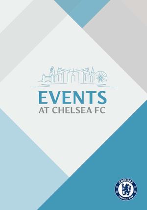 Calaméo - Events at Chelsea FC - Our Brochure