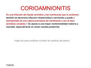 Calaméo - Corioamnionitis