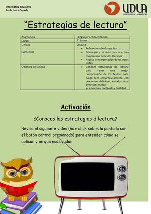 Calaméo - Guia Estrategias de Lectura