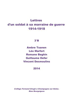 Calaméo - Lettres de soldats. de 14-18