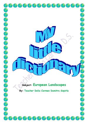 Calaméo - My Little Dictionary Landscapes