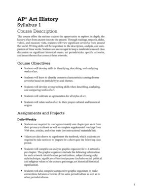 Calaméo - Art History Syllabus