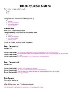 Calaméo - Block By Block Outline Essay