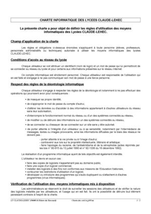 Calaméo - Charte Informatique