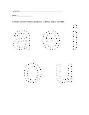 Calaméo - Siga El Trazo De Las Vocales